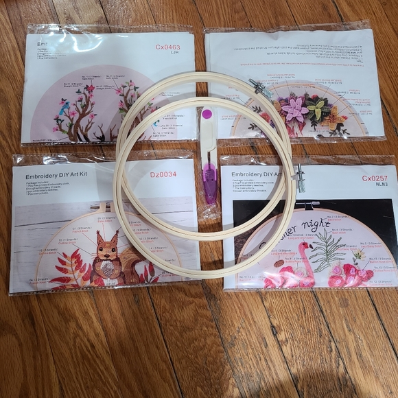 Other | Beginner Hand Embroidery Kit Adult Handicraft Kit Diy ...